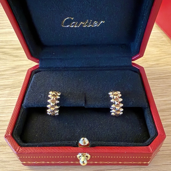 Cartier | Jewelry | Clash De Cartier Hoop Earrings Mini Model | Poshmark